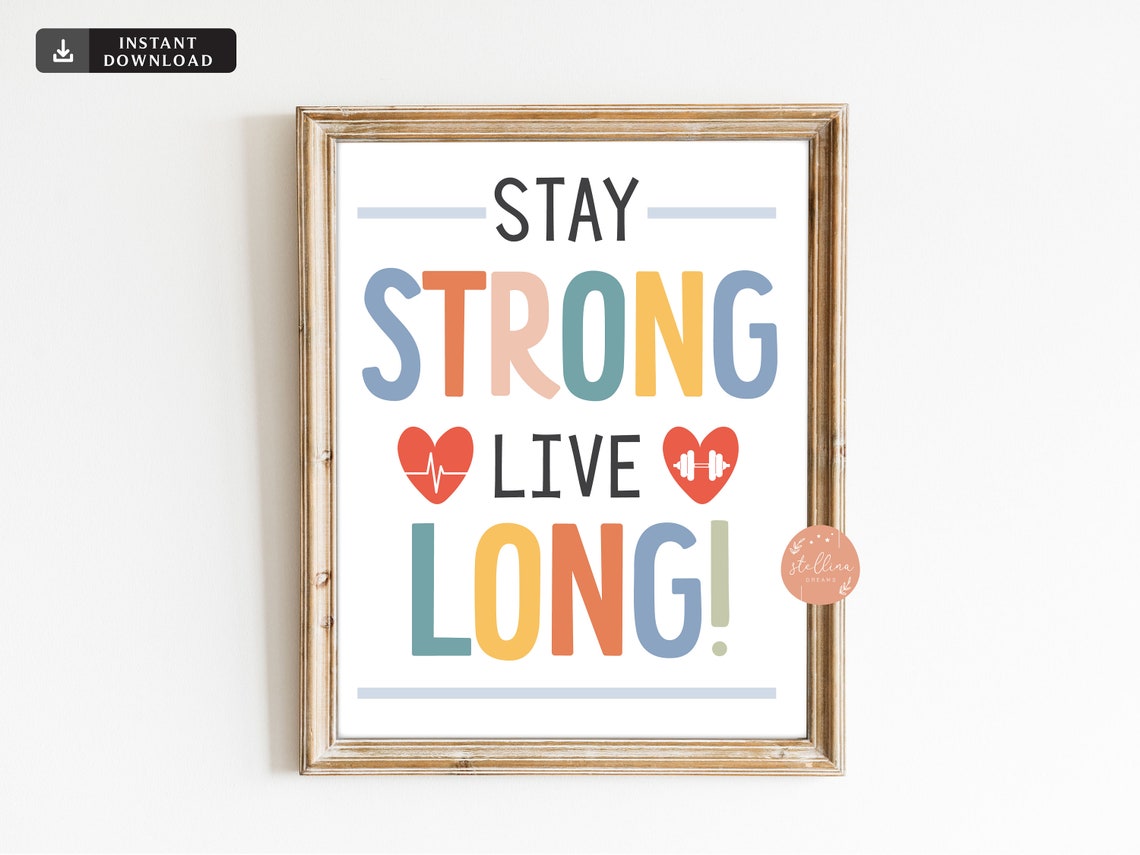 Rainbow Boho Health Room Office Posters, Health Center Wall Art, School ...