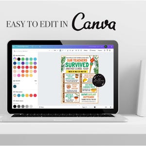 Editable Bundle Our Teachers Are Survivor Teacher Appreciation ...