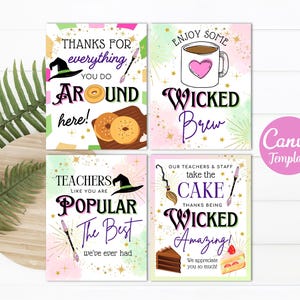 BUNDLE Witches Good Teachers and Staff Appreciation Week Posters Witch ...