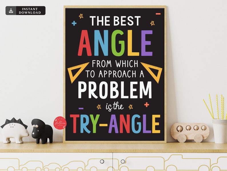 Math Class Poster Decor MATH Teacher Classroom Poster - Etsy