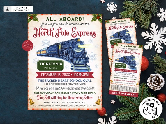 Train Ticket Invitation Template Free
