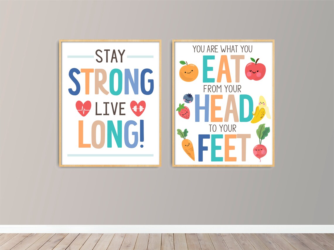 School Health Posters INSTANT DOWNLOAD Health Room Office | Etsy