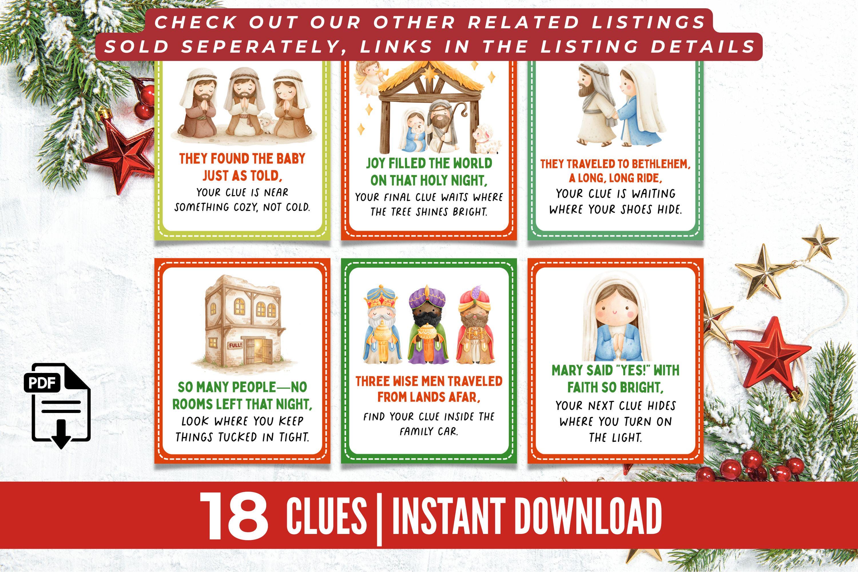 Nativity Snack Mix Printable Labels | Christmas Story Treat Tags ...