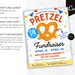 Editable Pretzel Fundraiser Flyer: School Event Poster CANVA Template ...