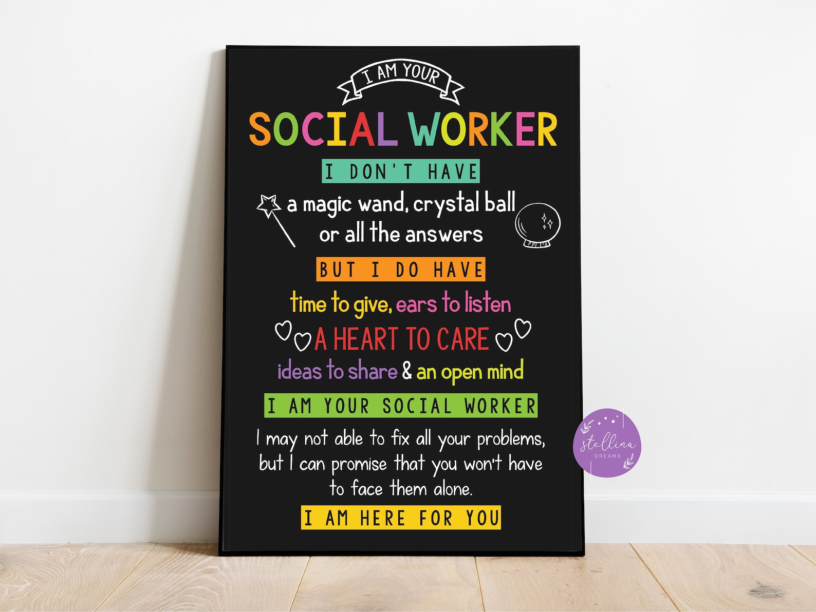 I Am Your School Social Worker Sign Social Worker Office - Etsy