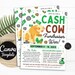 Cash Cow Fundraiser Flyer: School Event Template (CANVA) Dollars War ...