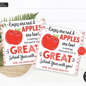 Back to School Teacher Gift, Roses Are Red Poem, Teacher Appreciation ...