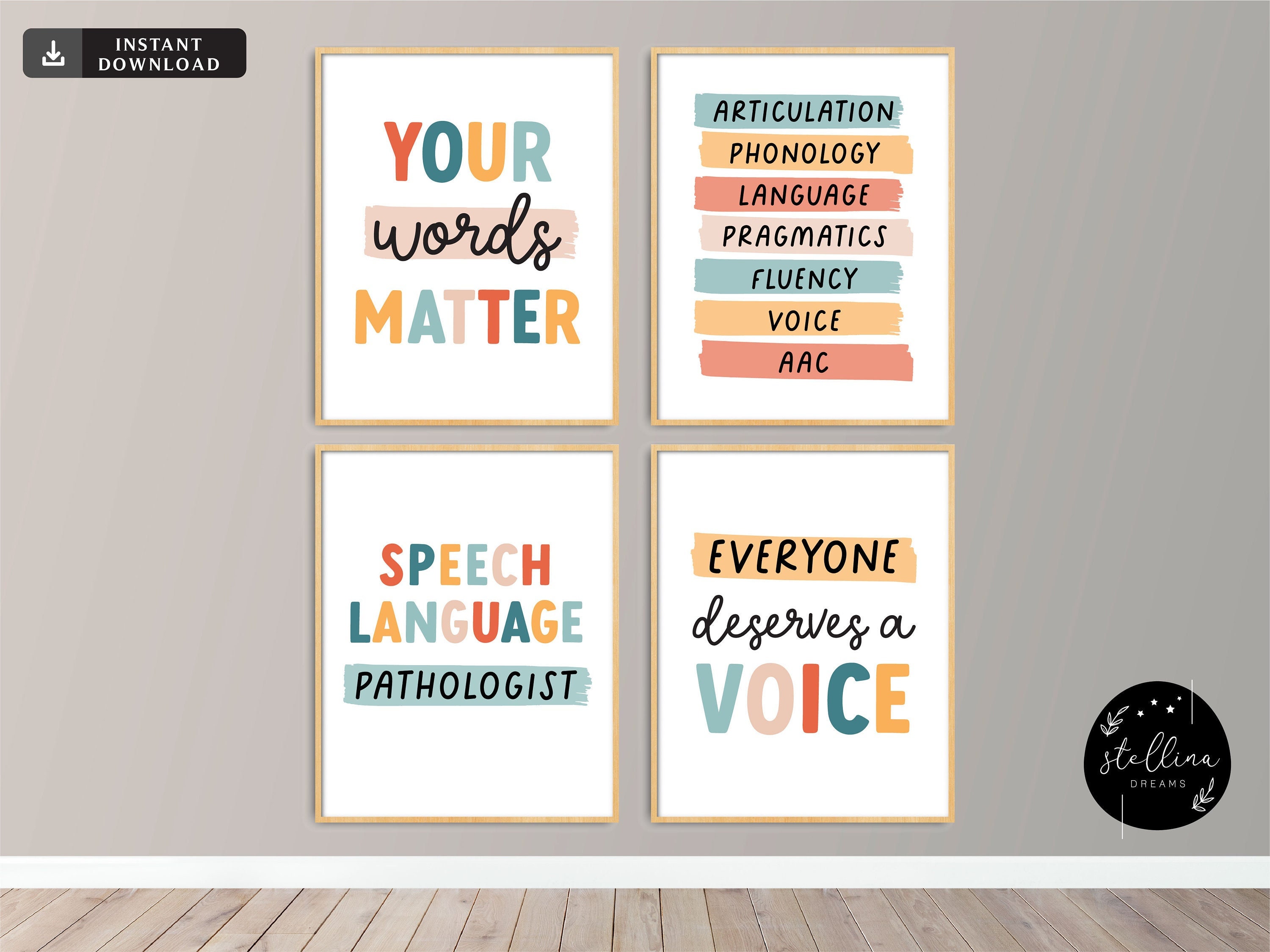 Speech Therapy Room Decor Speech Therapy Poster Therapy - Etsy