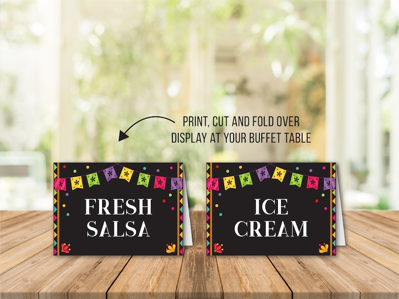 Editable Fiesta Signs Printable Mexican Theme Party Decor - Etsy