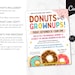 Donuts With Grownups Flyer: Editable School Breakfast Invitation (CANVA ...