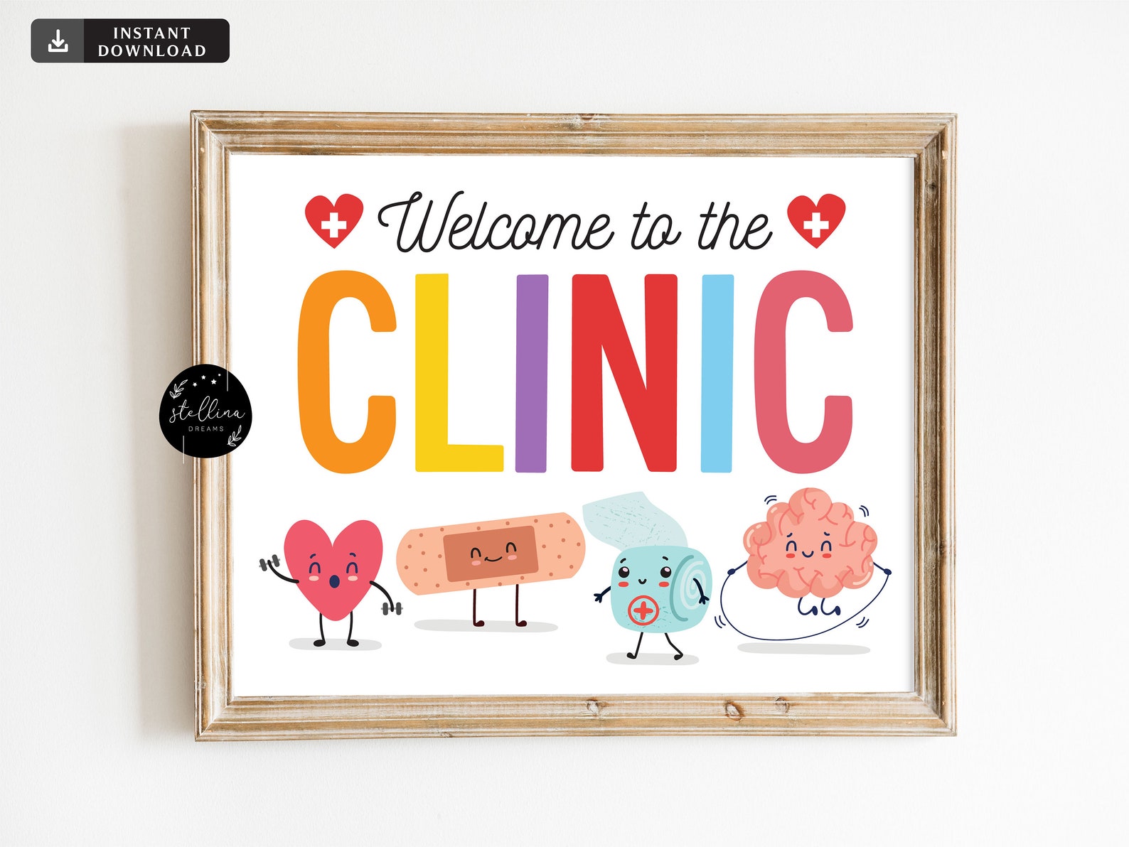 Welcome to the Clinic Sign School Health Office Poster - Etsy