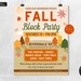 EDITABLE Fall Block Party Festival Harvest Invite Flyer, Printable ...