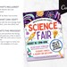 Printable Science Fair Flyer, Printable School Academic Festival Flyer ...