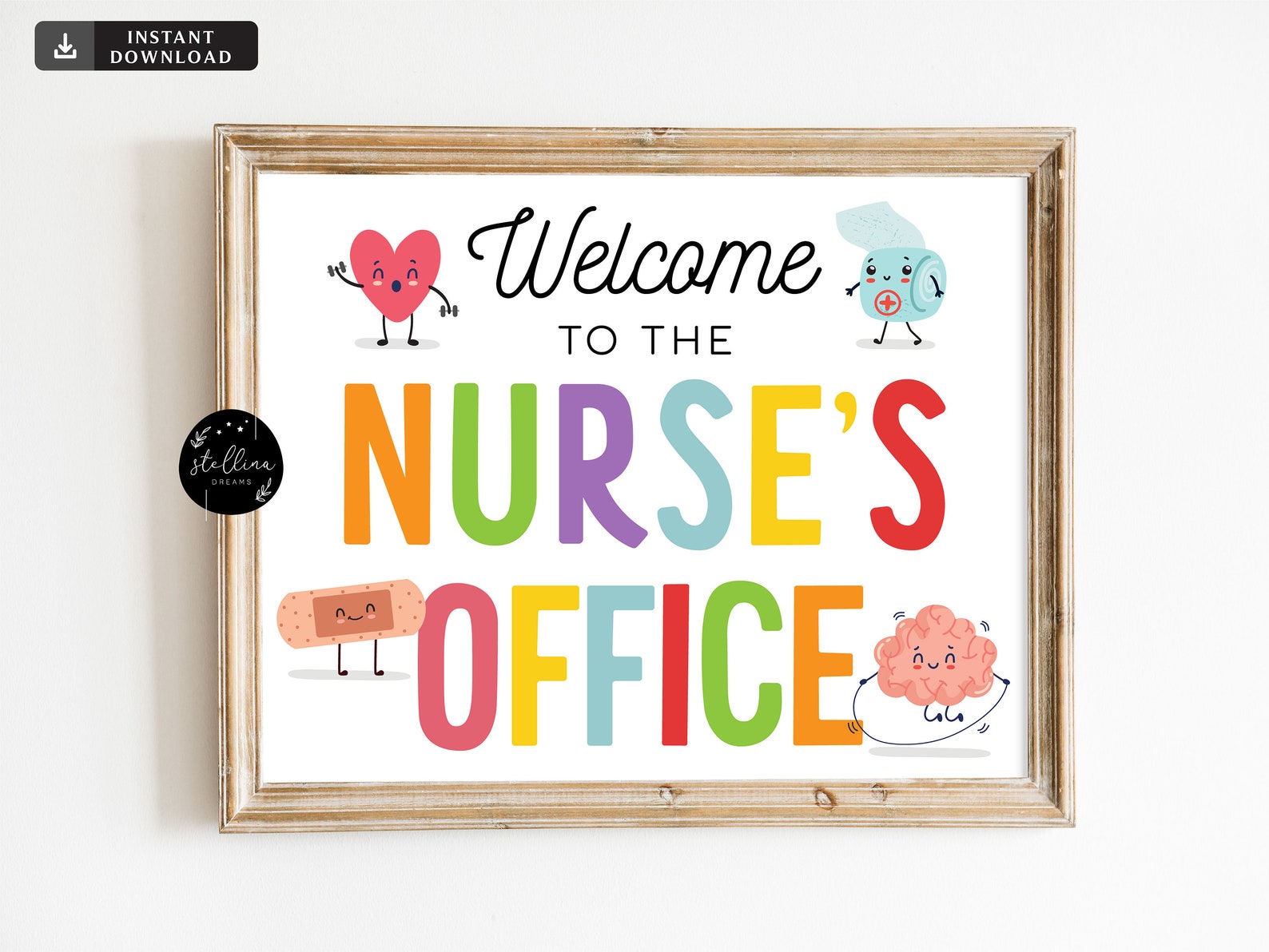 Welcome to the Nurse's Clinic Sign, School Health Office Poster ...