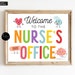 Welcome to the Nurse's Clinic Sign, School Health Office Poster ...