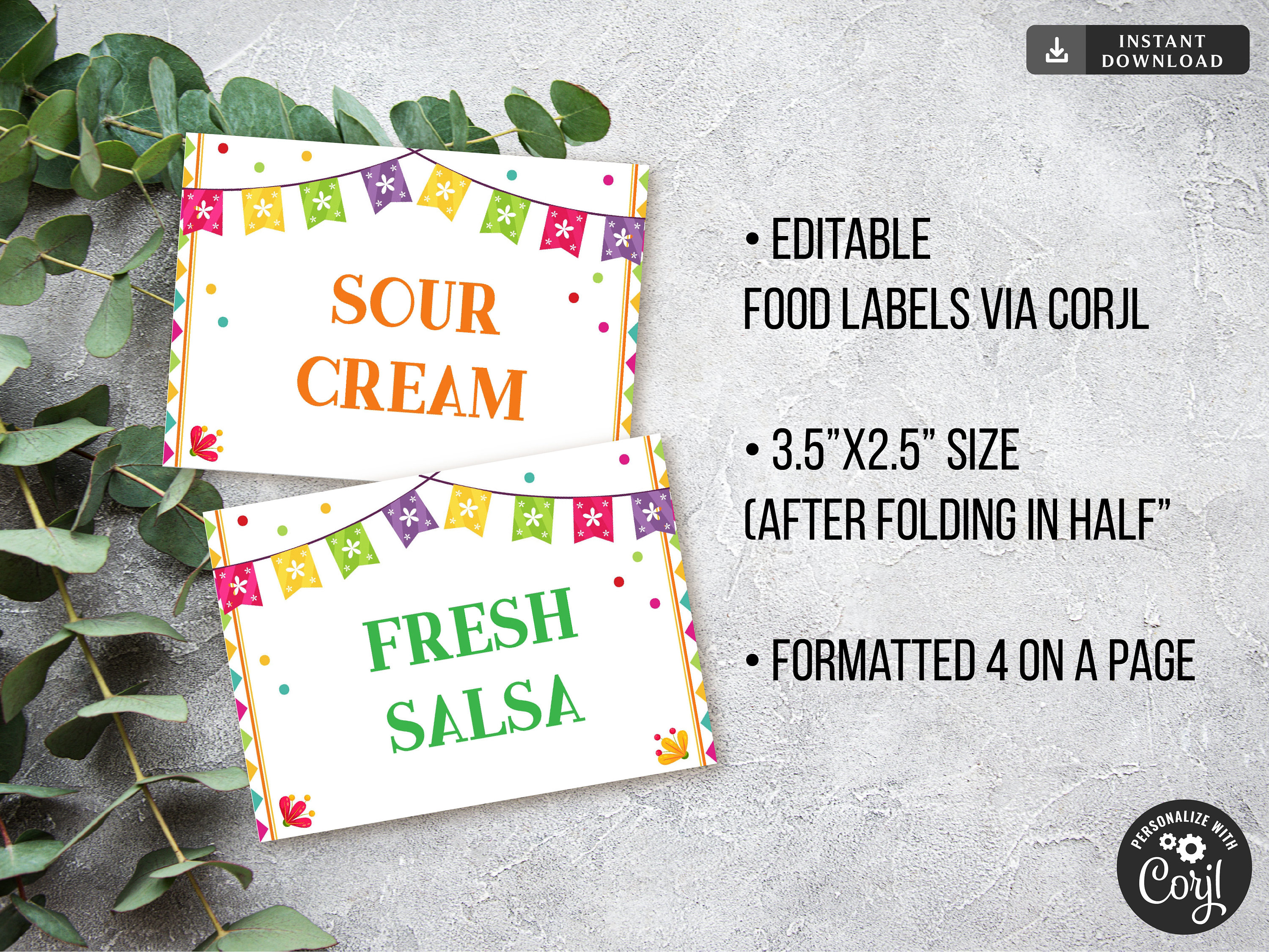 Printable Mexican Theme Party Decor Editable Fiesta Signs - Etsy Australia