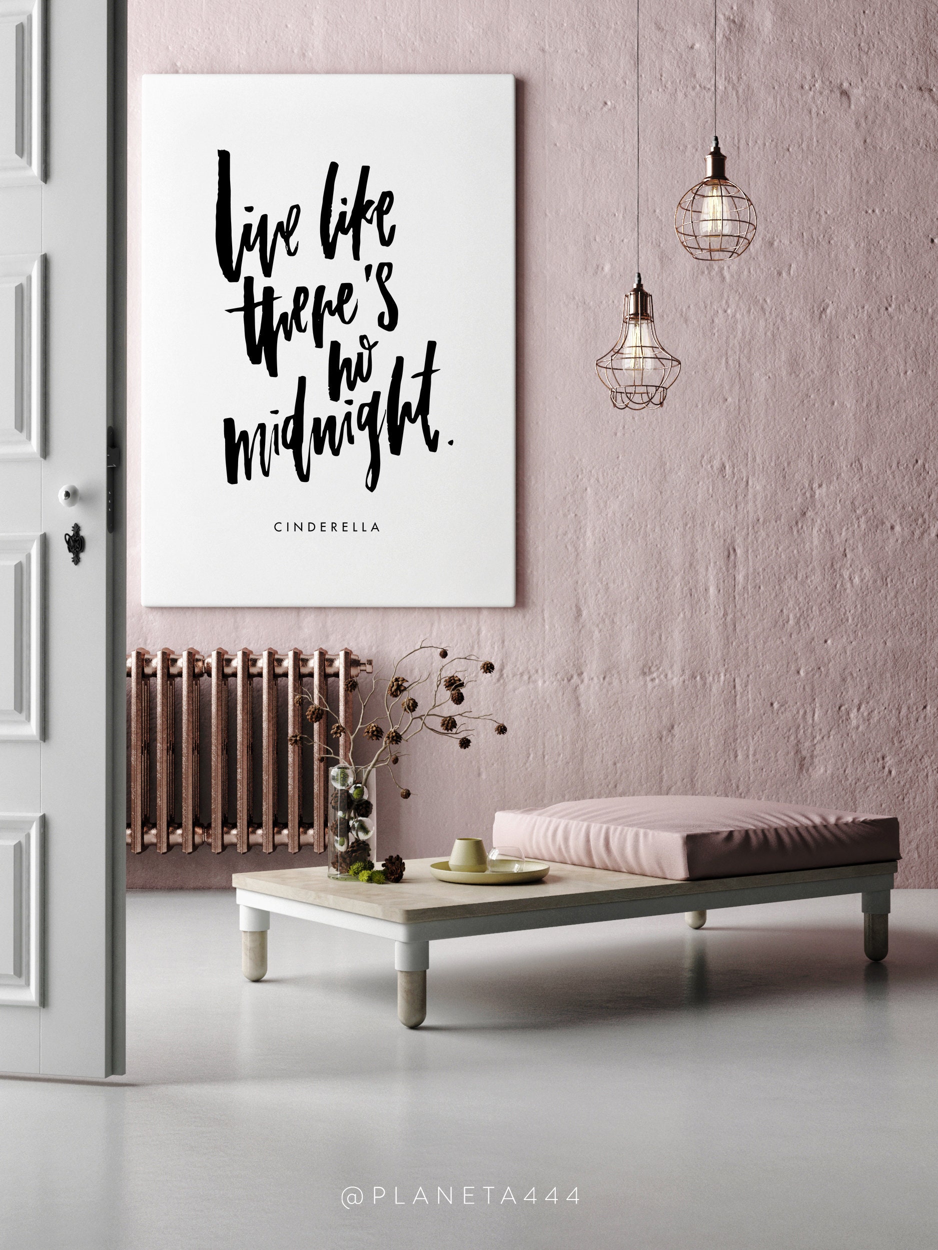Live Like No Midnight Printable, Empowering Poster, Success Wall Art ...
