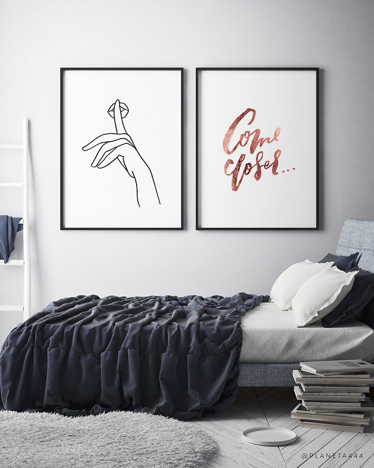 Shhh Hush Printable Art Silence Line Art Printable Finger on - Etsy