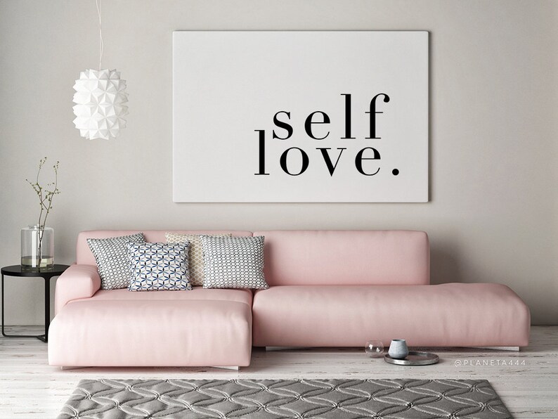 Selflove Printable Art, Self Love Poster, Empowering Quote Minimalist ...