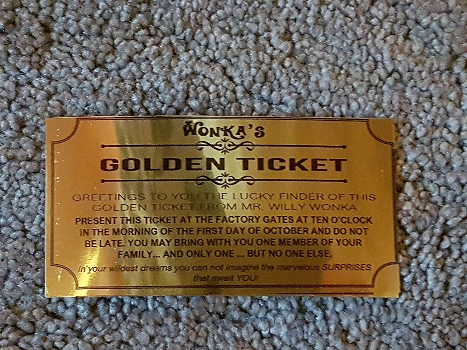 25 Custom Wonka Replica Chocolate Bars With Golden Ticket - Etsy