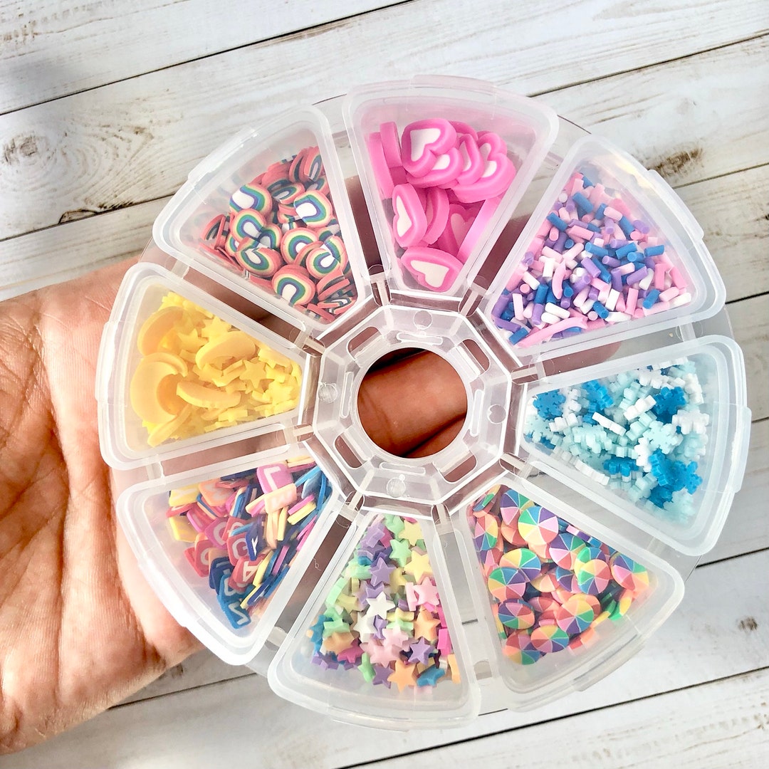 8 Compartment Slime Mix-in Collection - Etsy