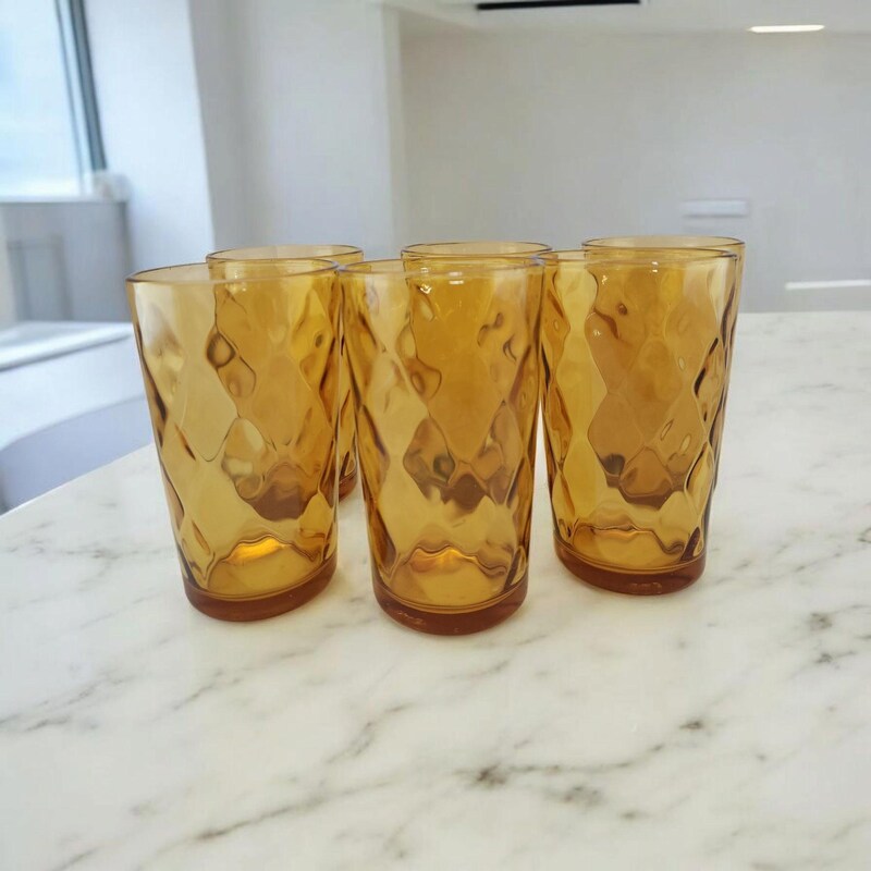 Amber Glassware - Etsy