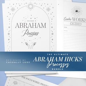Ultimate Abraham Hicks Journal Bundle, Abraham Hicks Worksheets PDF, 30 ...