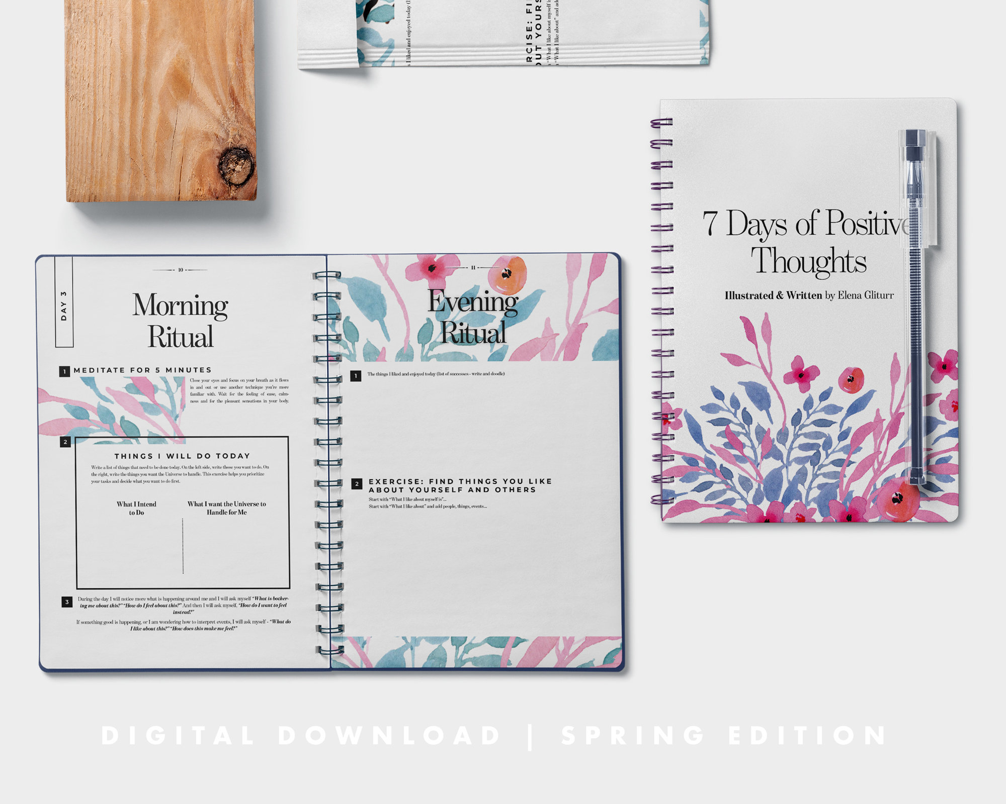 Positive Psychology Journaling Workbook, 7 Days Challenge, Positive ...