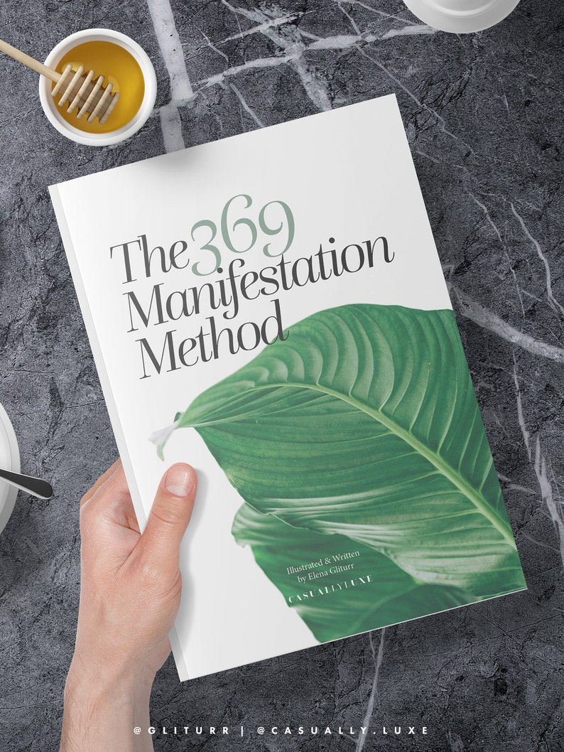 369 Method Manifesting Journal, Law of Attraction Planner Deluxe ...
