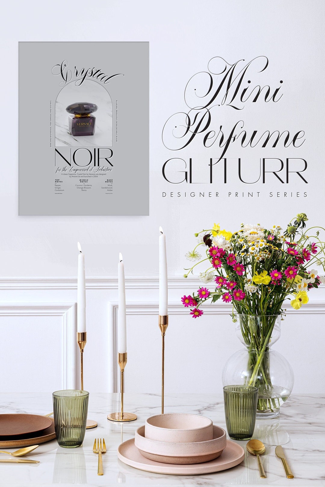 Perfume Pyramid Chart Art Poster, Bottle Fashion Print, 2000s ...