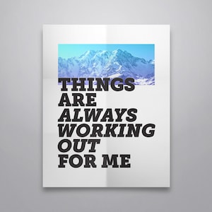 Things Are Always Working Out for Me Printable High Frequency - Etsy