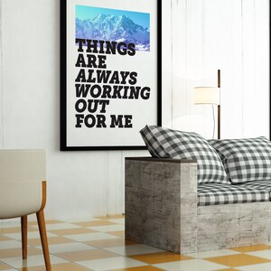 Things Are Always Working Out for Me Printable High Frequency - Etsy