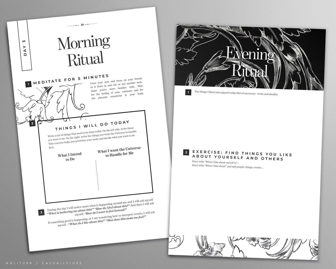 7-day Gratitude Journal Printable: Manifestation Workbook (digital ...