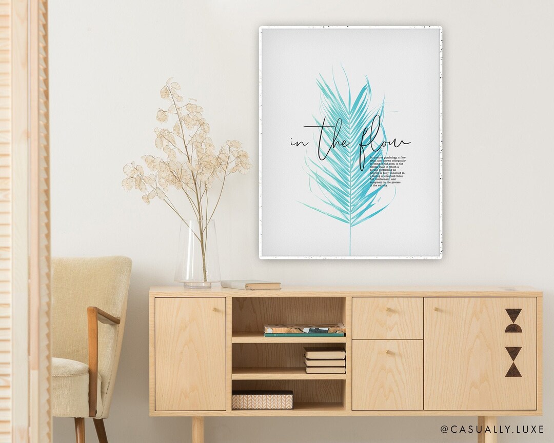 Flow Psychology Definition Art Print, Therapist Art, Meditation Room ...