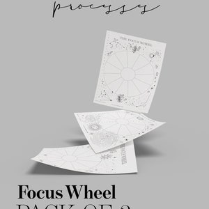 Abraham Hicks Focus Wheel Template: Printable Worksheet Set (digital ...