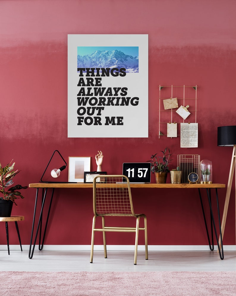 Things Are Always Working Out for Me Printable High Frequency - Etsy