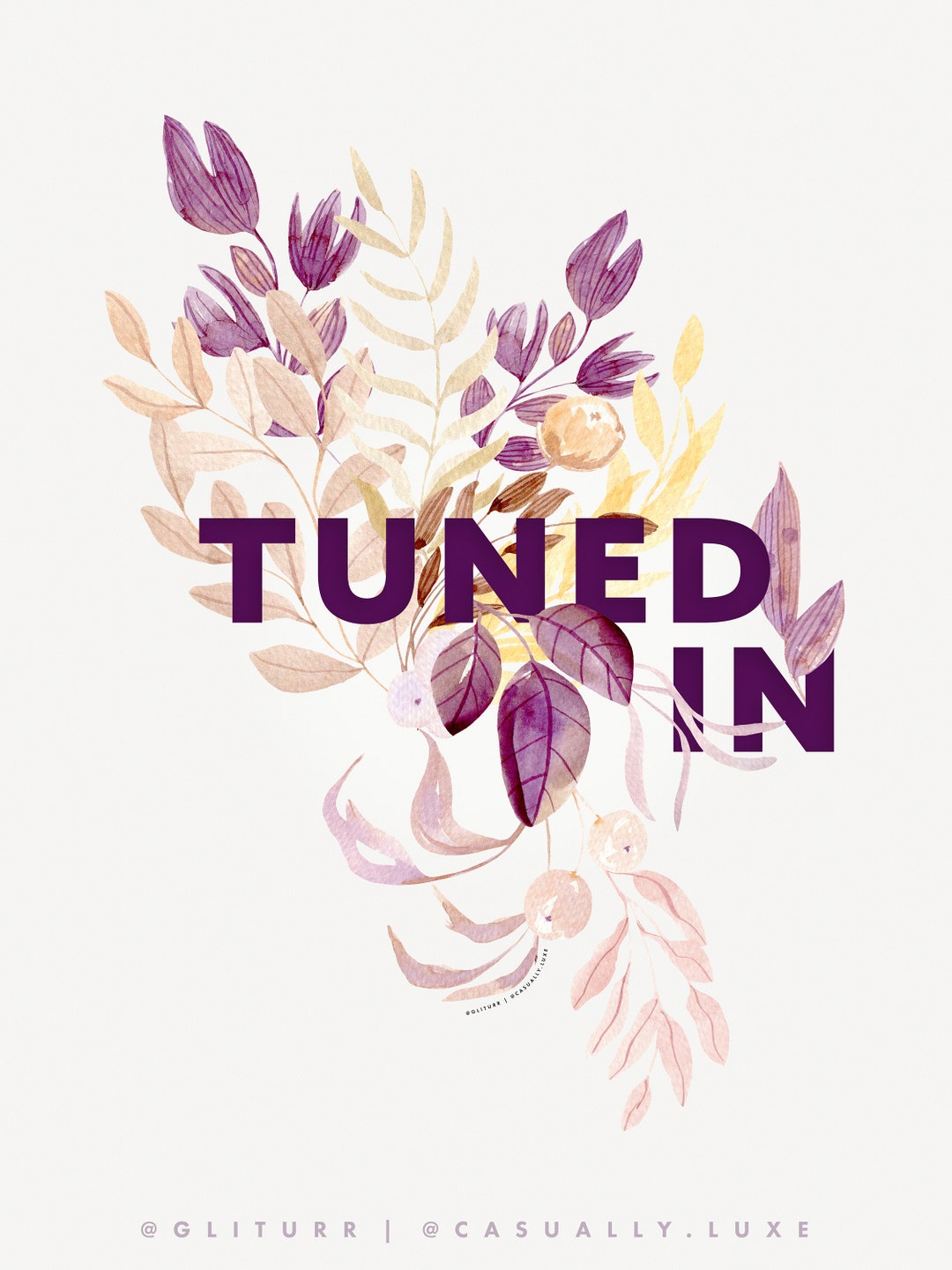 Tuned in Tapped in Turned on Set of Three PRINTABLE Abraham Hicks ...