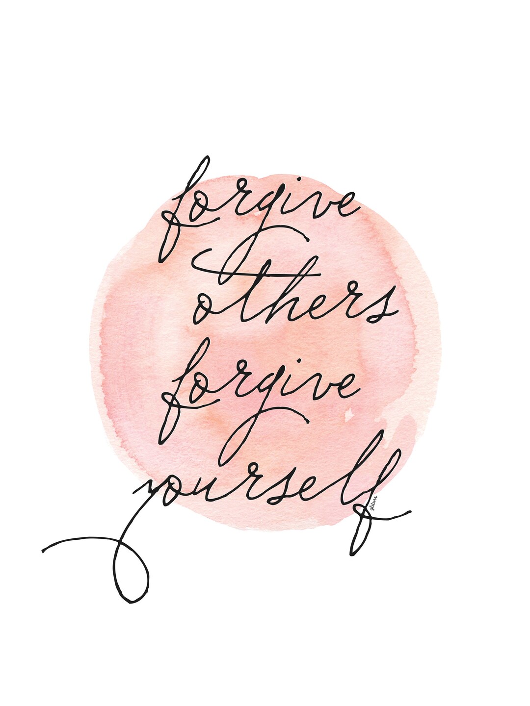 Forgiveness Poster "forgive Others Forgive Yourself", Self-love ...