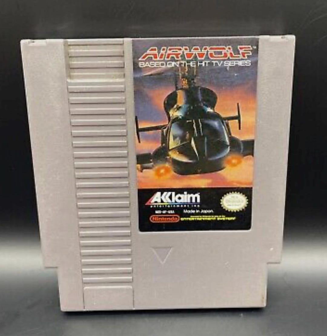 Airwolf nintendo Entertainment System, 1989 - Etsy