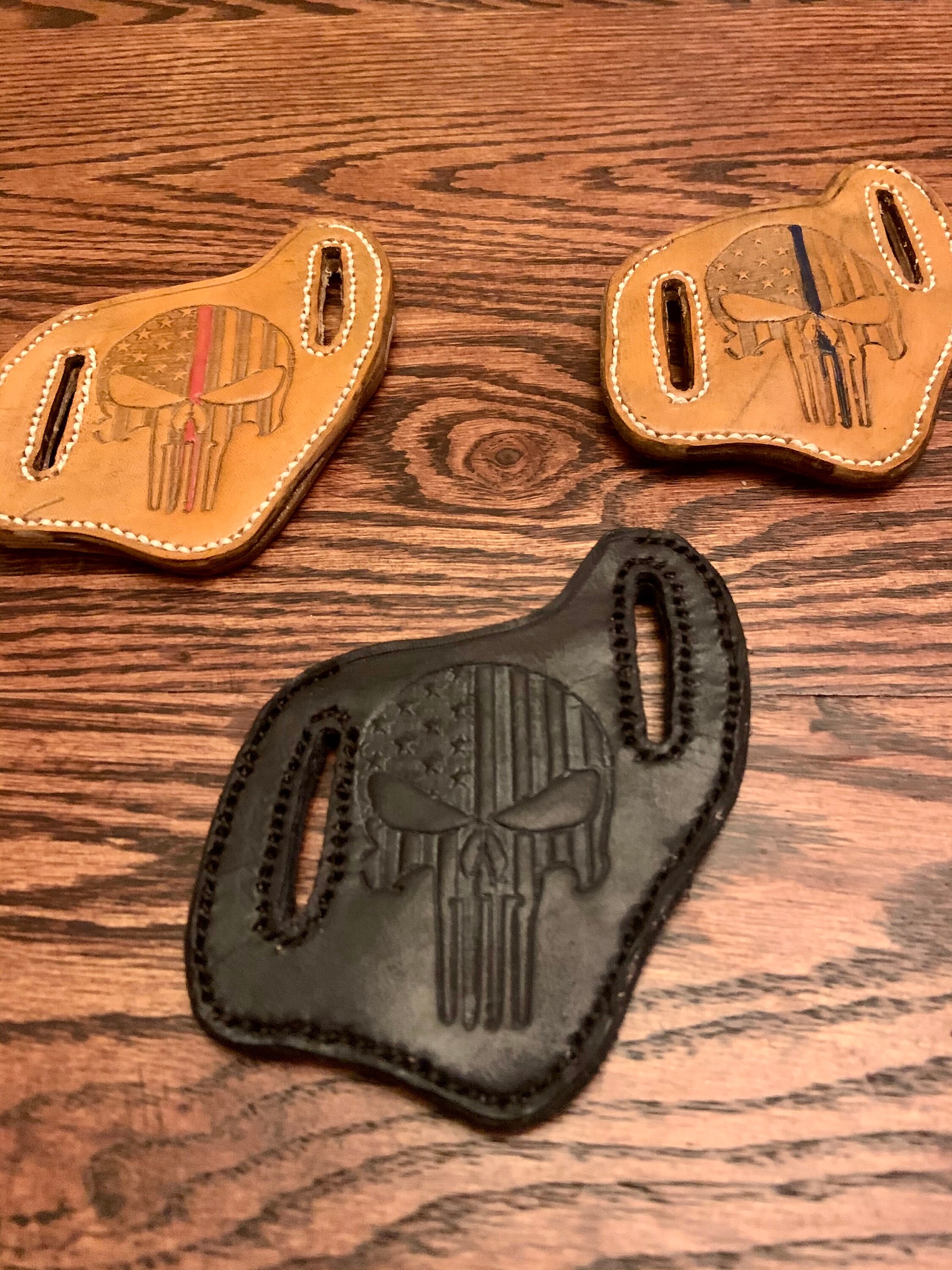 Custom Hand Tooled and Painted Genuine Leather Knife Sheath | Etsy