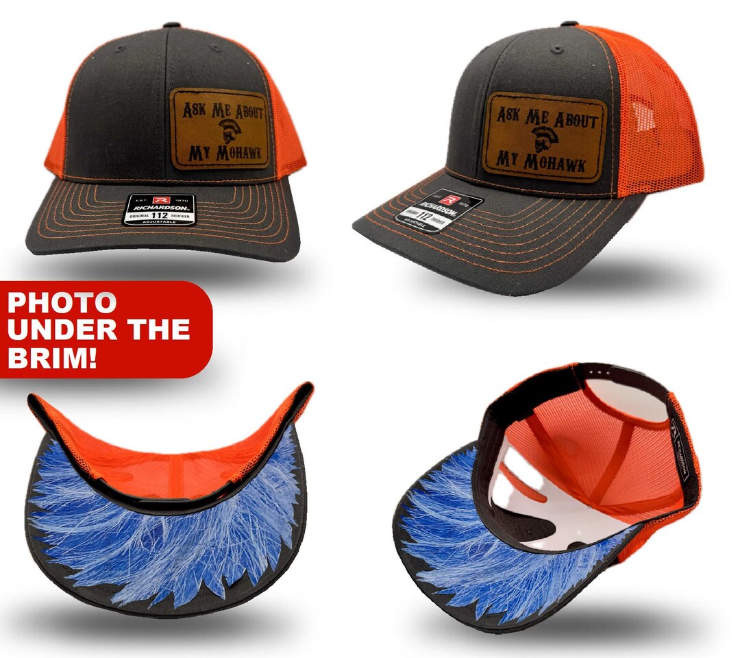 Custom Brim Photo 112 Trucker Hat- Mohawk - Etsy