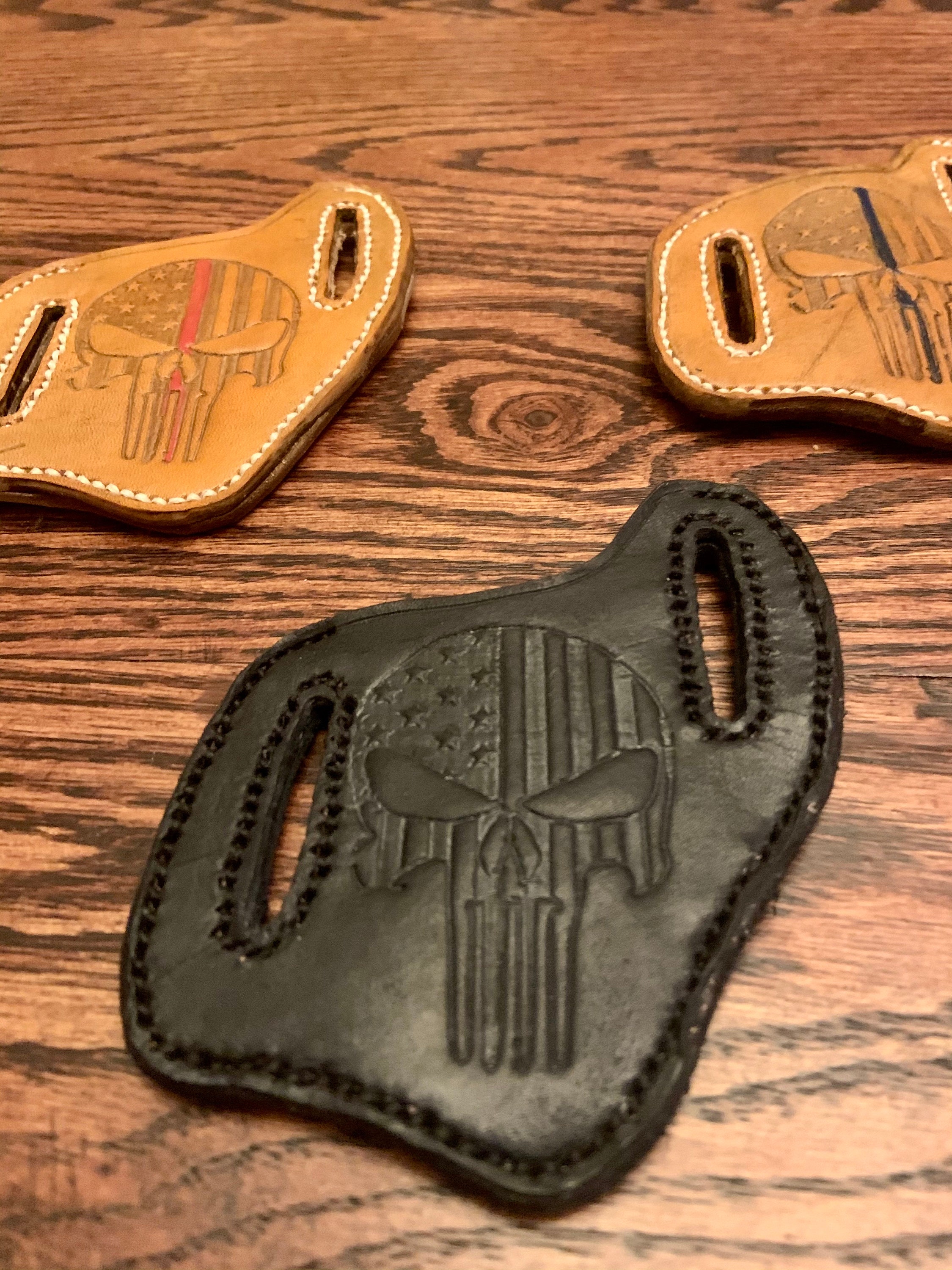 Custom Hand Tooled and Painted Genuine Leather Knife Sheath | Etsy