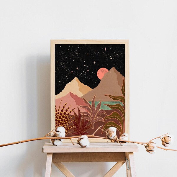 Moon Wall Decor - Etsy