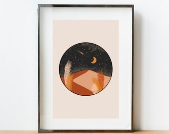 Retro Art Print | Etsy