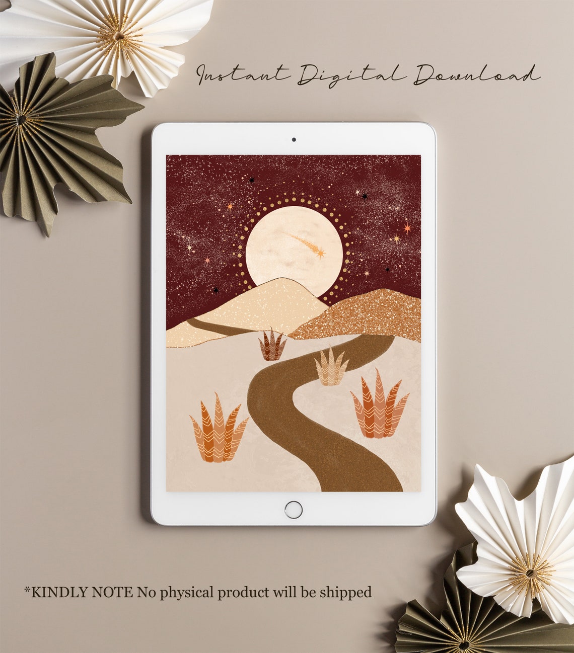 BOHO DIGITAL Print Boho Art Prints Celestes Art© Desert Boho - Etsy