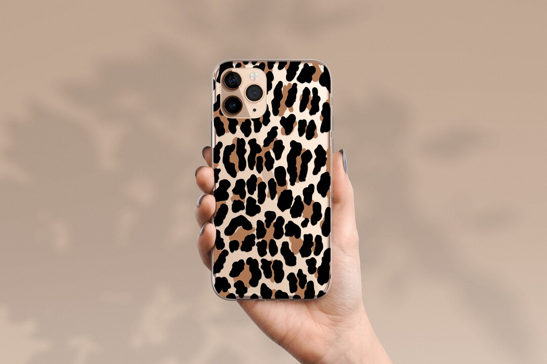 LEOPARD Print iPhone Case / iPhone 14 Plus Case Clear / - Etsy