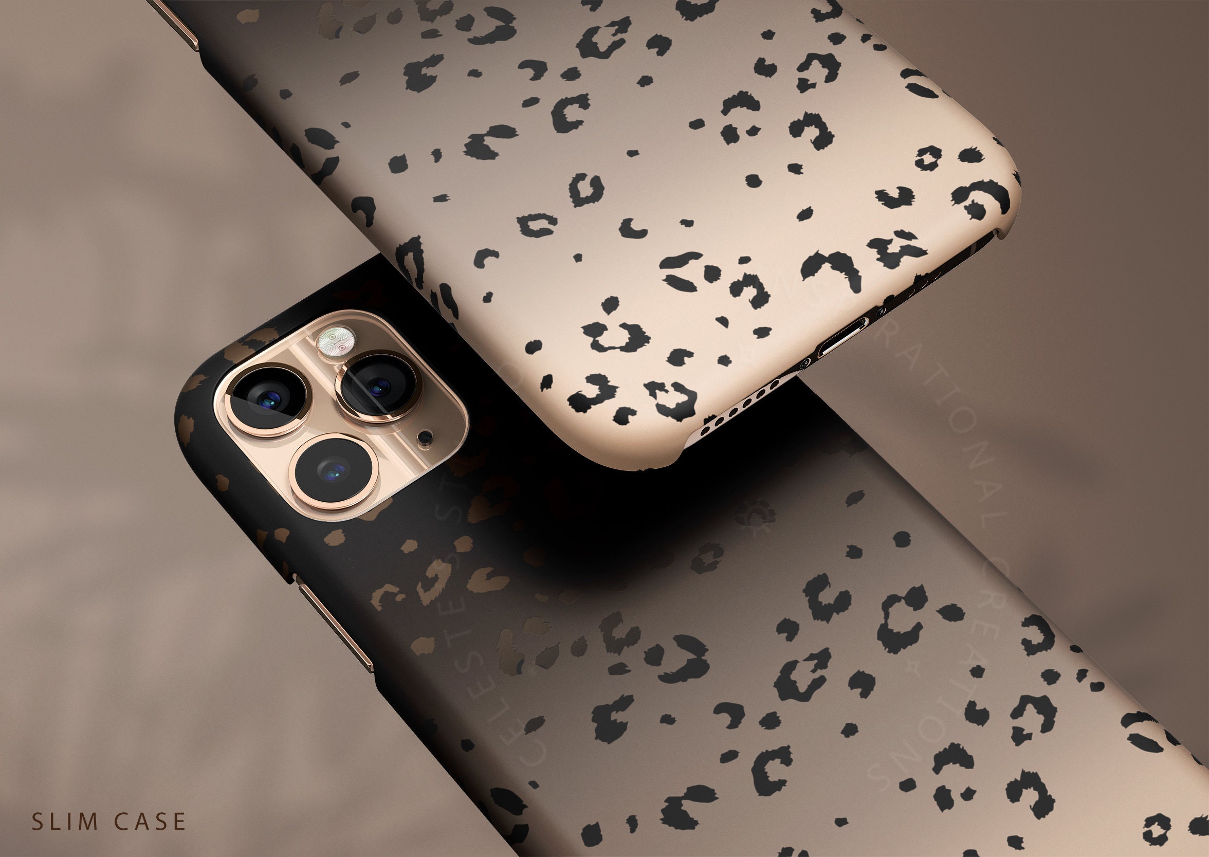 LEOPARD Print Iphone 13 Pro Case Beige Iphone 13 Pro Max Case - Etsy