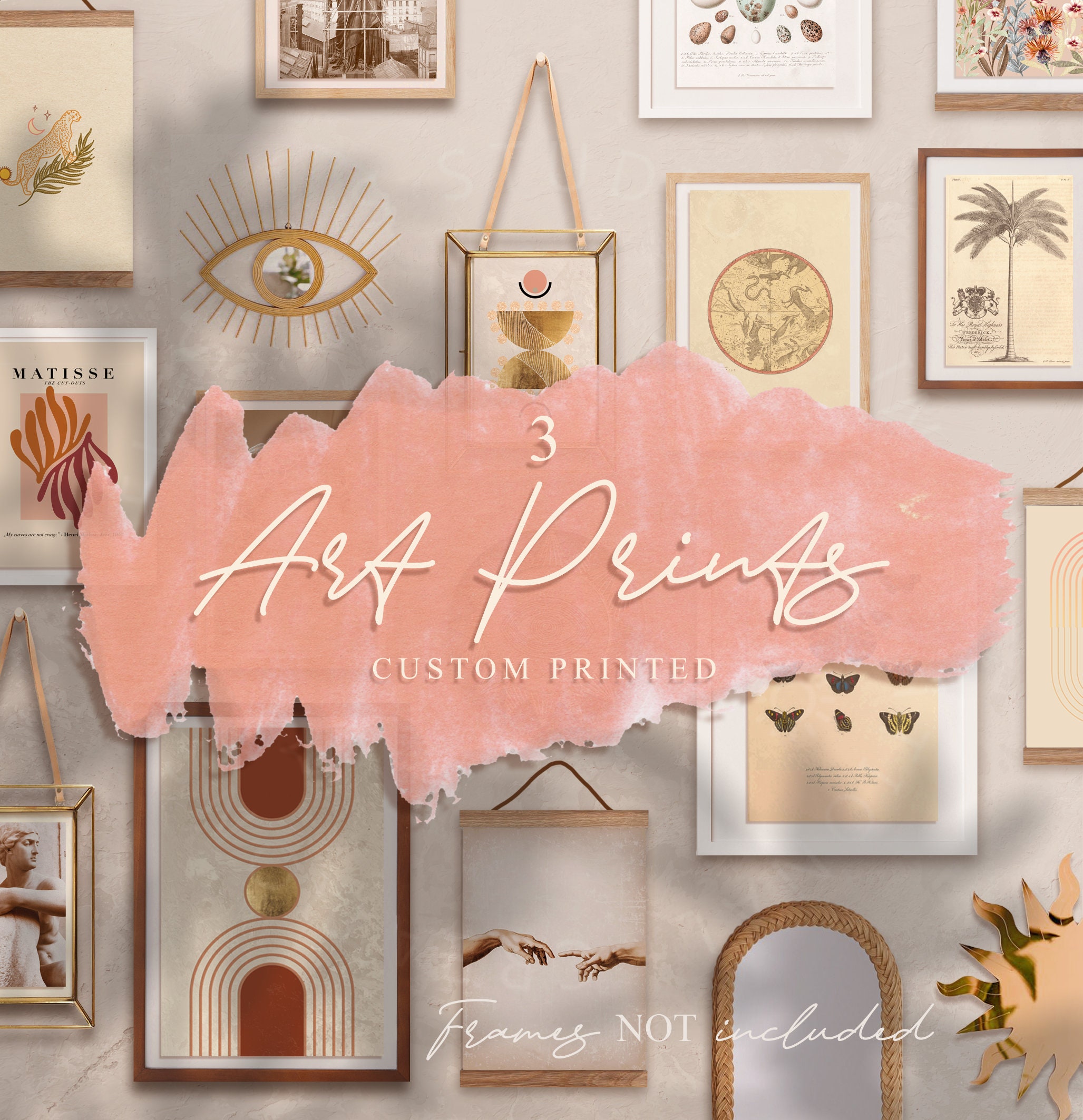 ANY ART PRINT Set of 3 Printed Artworks Celestes Art Set of - Etsy