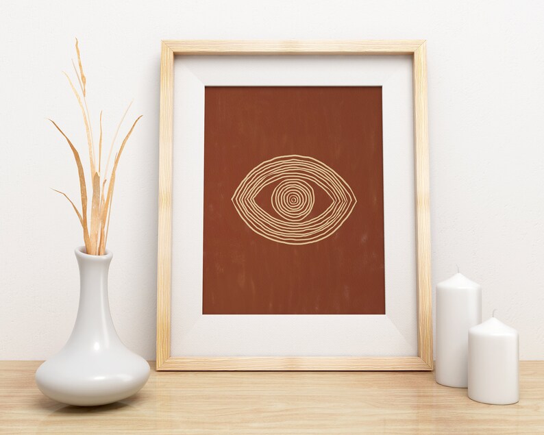 ENVY EYE Art Print Abstract Art Mid Century Modern Art - Etsy