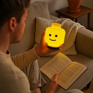 Mini Figure Head Night Light - Fun and Whimsical Bedtime Companion for ...
